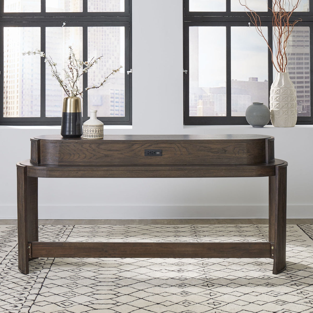 City View - Console Bar Table - Coffee Bean — Goree's Furniture Express (AL)
