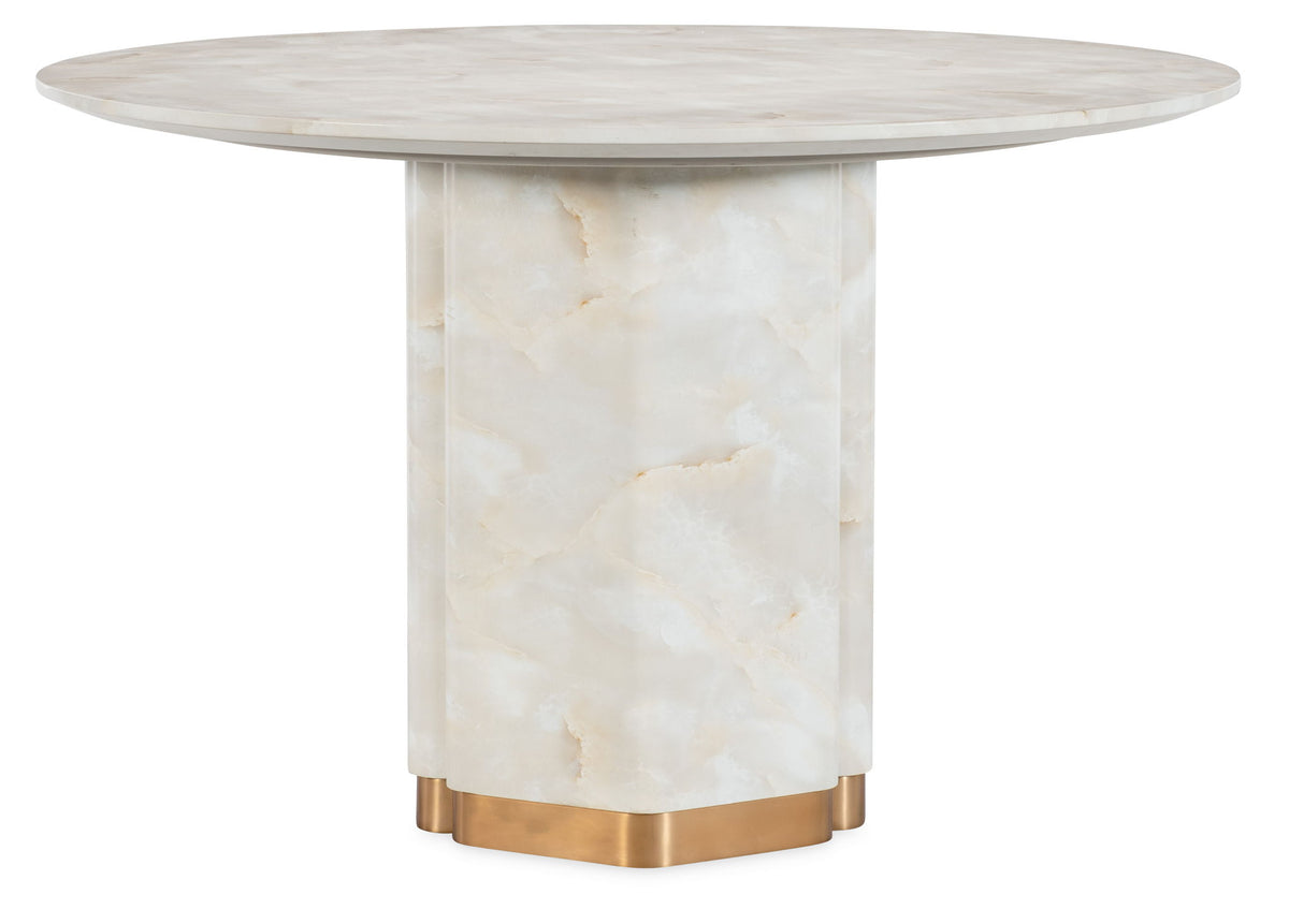 Eleana - Round Dining Table - White — Goree's Furniture Express (AL)